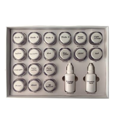 18 Color Stain Glaze Paste Kit For Teeth Perfect Coverage Customized ...